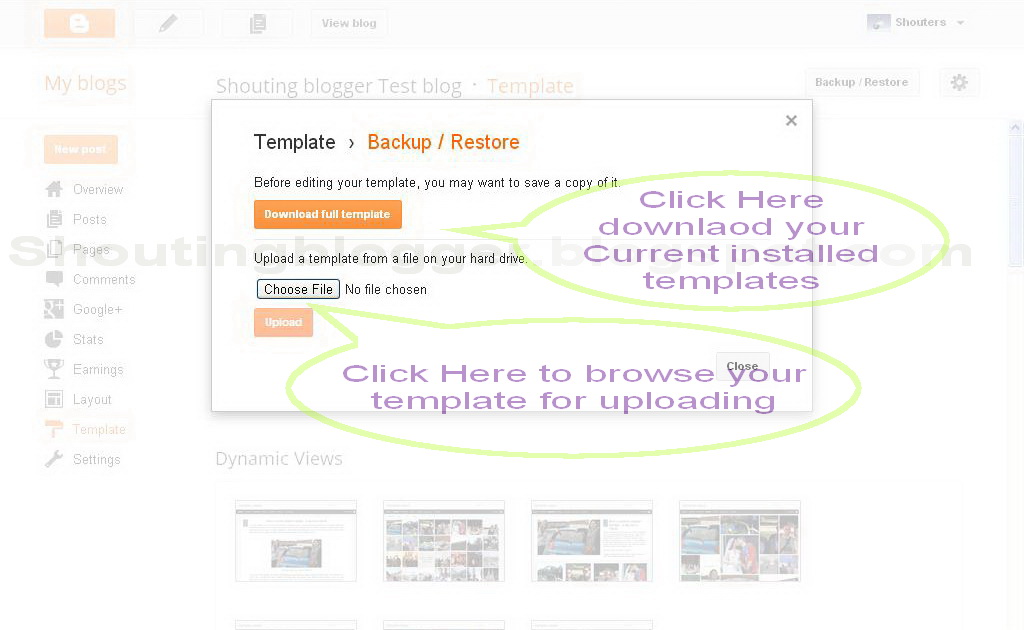 How To Upload Template In Blogger How to Blog how-to-upload-template-in-blogger-how-to-blog